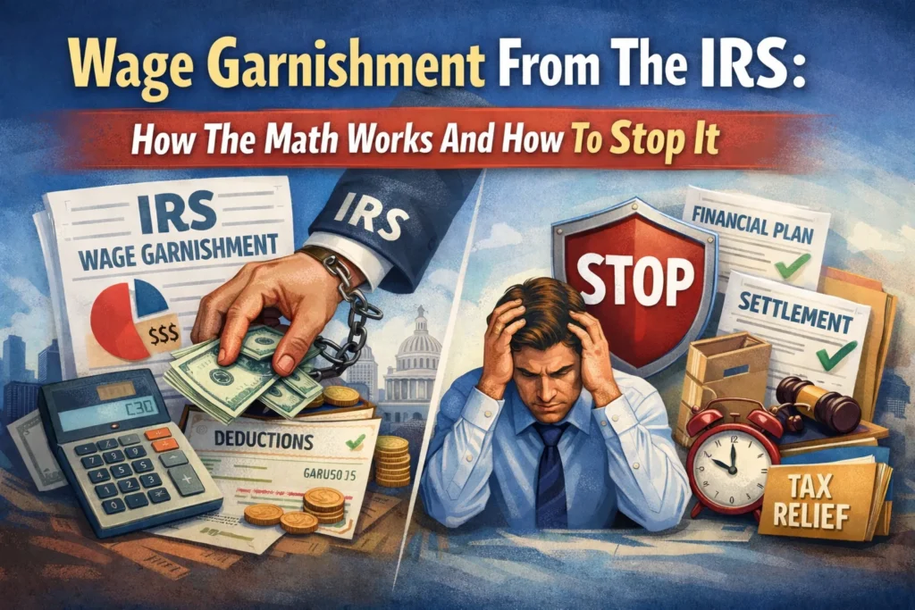 Stop IRS Wage Garnishment: How The Math Works & Release Steps
